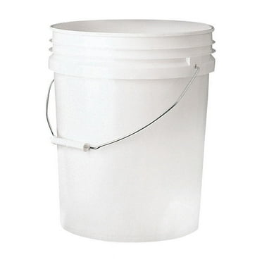 5-Gallon Bucket, White - Walmart.com