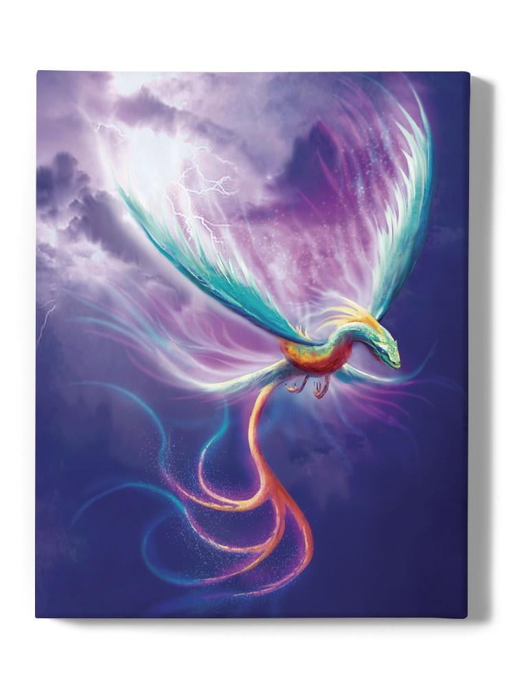 Dragon Bird Thrasys. Wrapped Canvas -Anthony Chirstou Designs, - Walmart.com