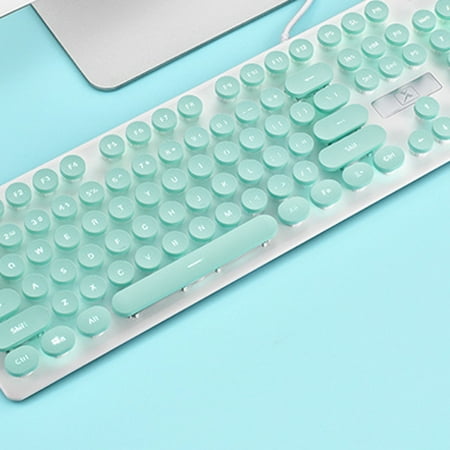 xinxinxx N518 Girls Wired Keyboard Mouse Kit Women Office steampunk ...