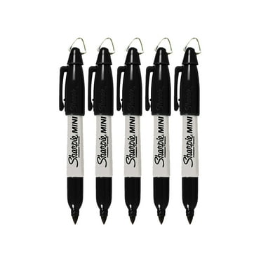 Sharpie Mini Fine Point Permanent Markers, Assorted Colors, 4 Count ...