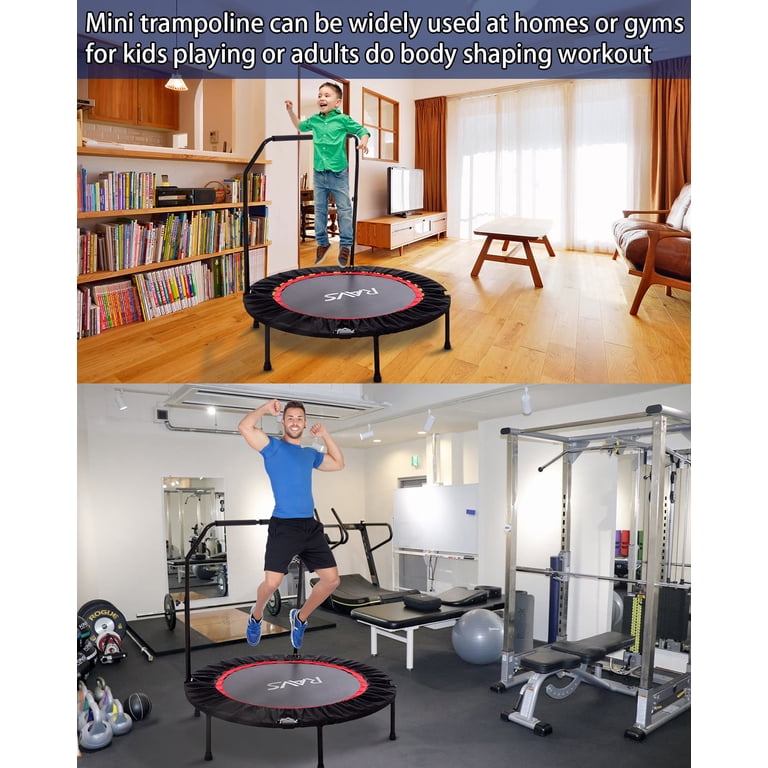 Infinity Hoop Mini Foldable Fitness Trampolines, Adjustable Heights ...