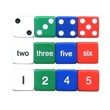 5 in. Foam Dice with Numbers - Set of 2 - Walmart.com