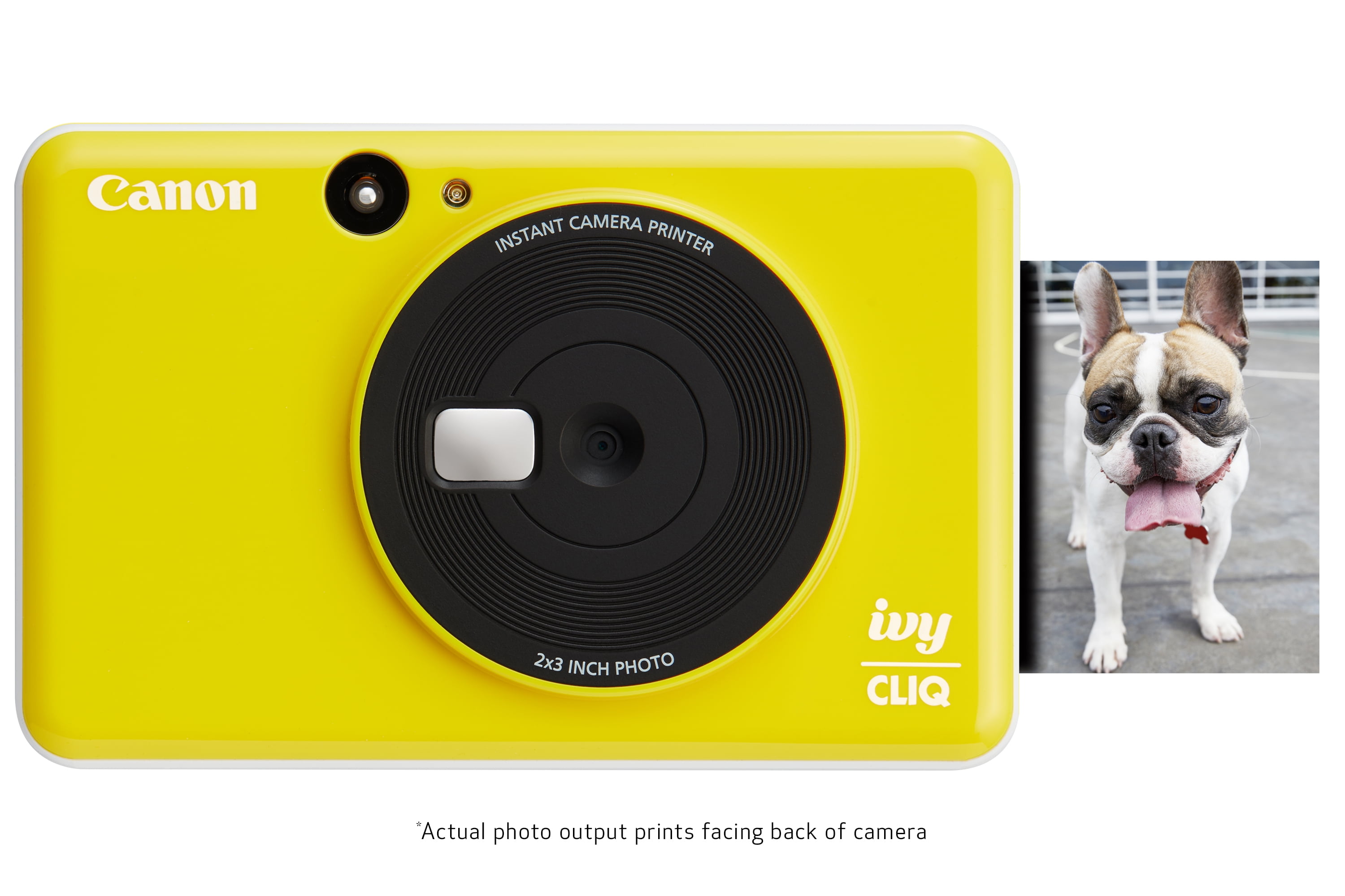Canon IVY CLIQ Instant Camera & Portable Printer (Bumblebee Yellow ...
