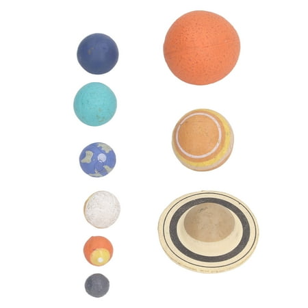Solar System Model, PVC Cute 9 Planets Model Desktop Decoration For ...
