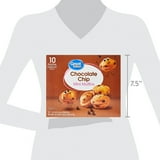 Great Value Moist & Sweet Chocolate Chip Mini Muffins, 16.5 oz, 10 ...
