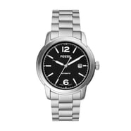 Fossil Men's FB-01 Three-Hand Date Two-Tone Stainless Steel Watch ...
