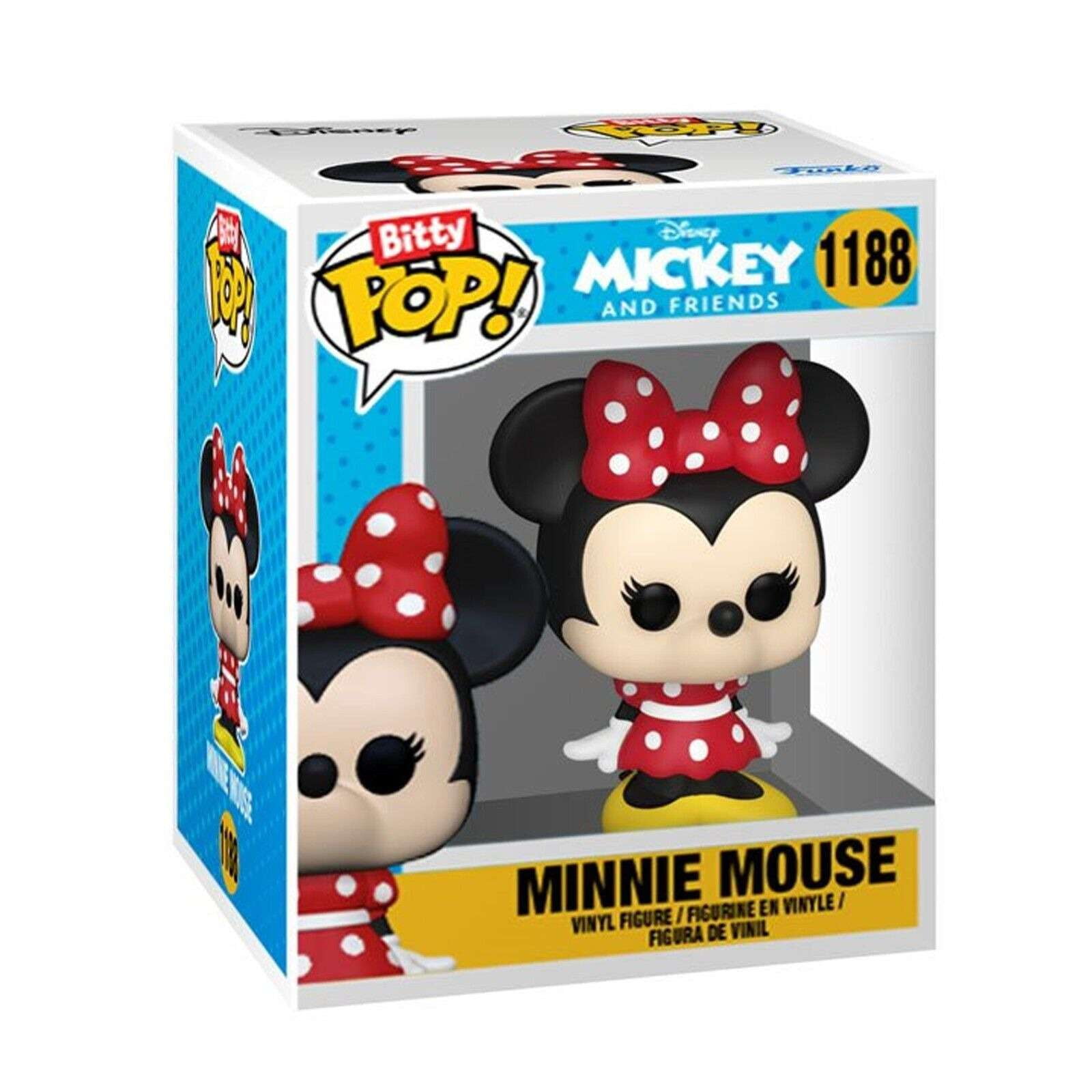 Funko Disney Bitty POP! Minnie Mouse Micro Figure (Red Dress) (No ...