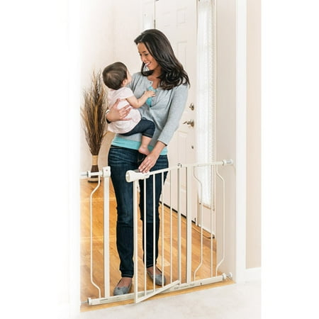 Evenflo Easy Walk-Thru Pressure-Mounted Pass-Through Gate, 29" – 39 ...