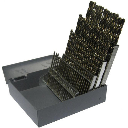 1.00mm - 13.00mm HSS Jobber Drill Bit Set, 25 Pieces (.5mm Increments ...