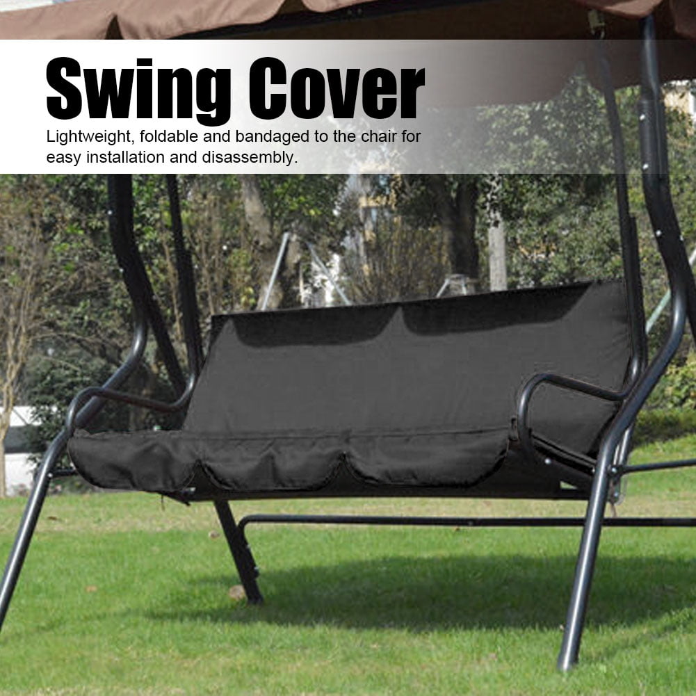 Click here for Spptty Outdoor Swing 3‑seat Chair Waterproof Cushi... prices