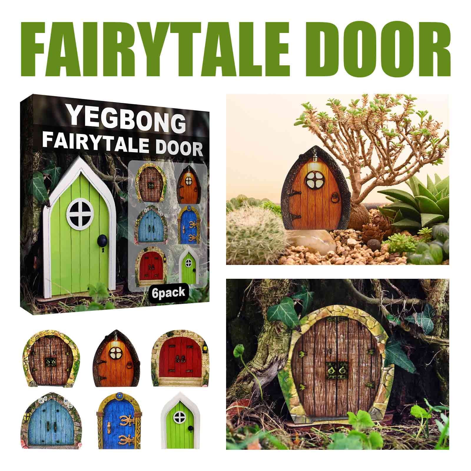 Flat Print Cottage Wooden Fair Door Craft Kit With Fair Window Keyhole ...
