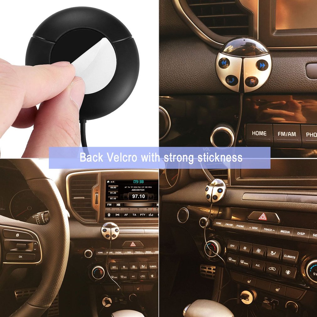 Lovely Ladybug Shape Wireless Bluetooth Transmitter Receiver Bluetooth ...