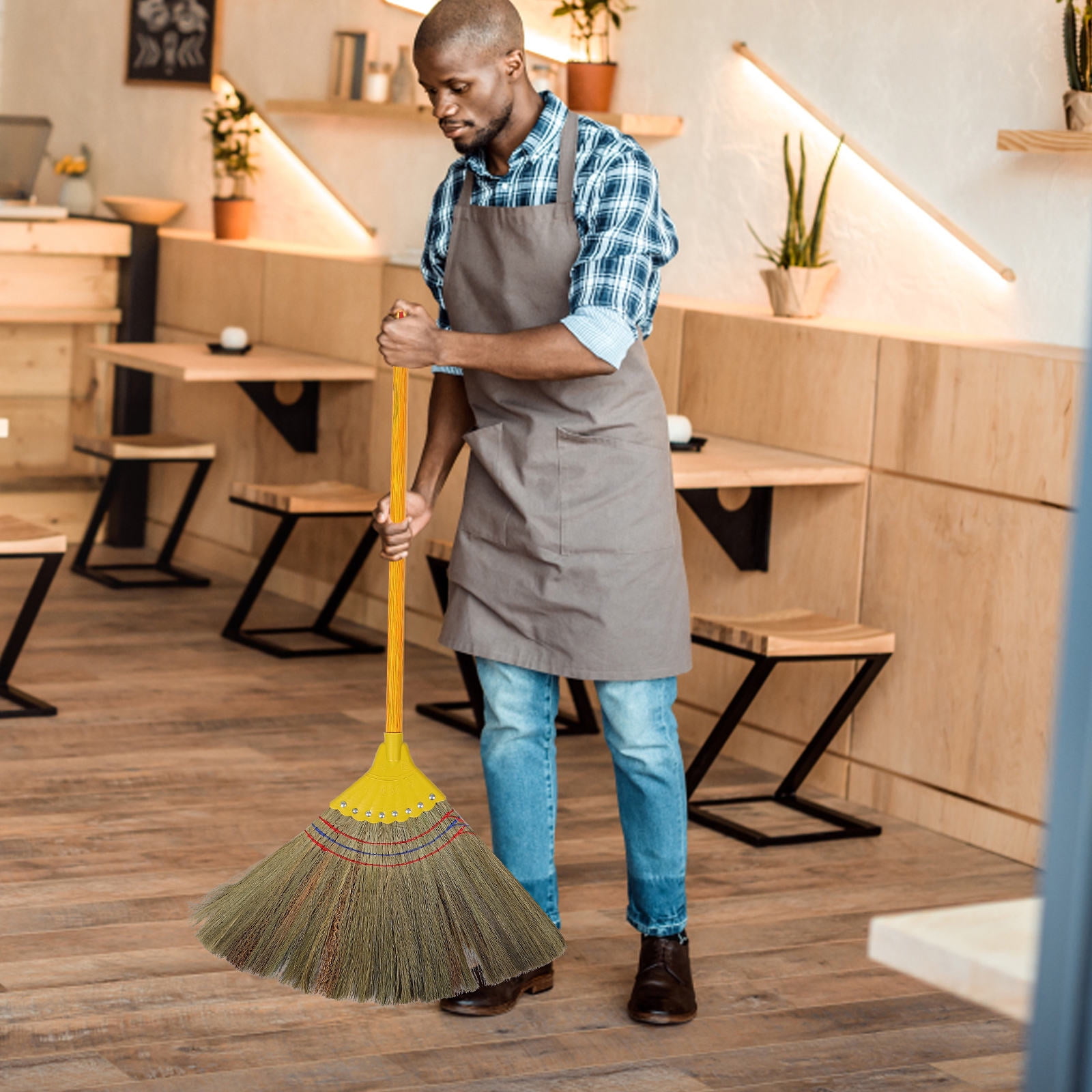 Click here for Oulii Traditional Asian Broom With Soft Straw Bris... prices