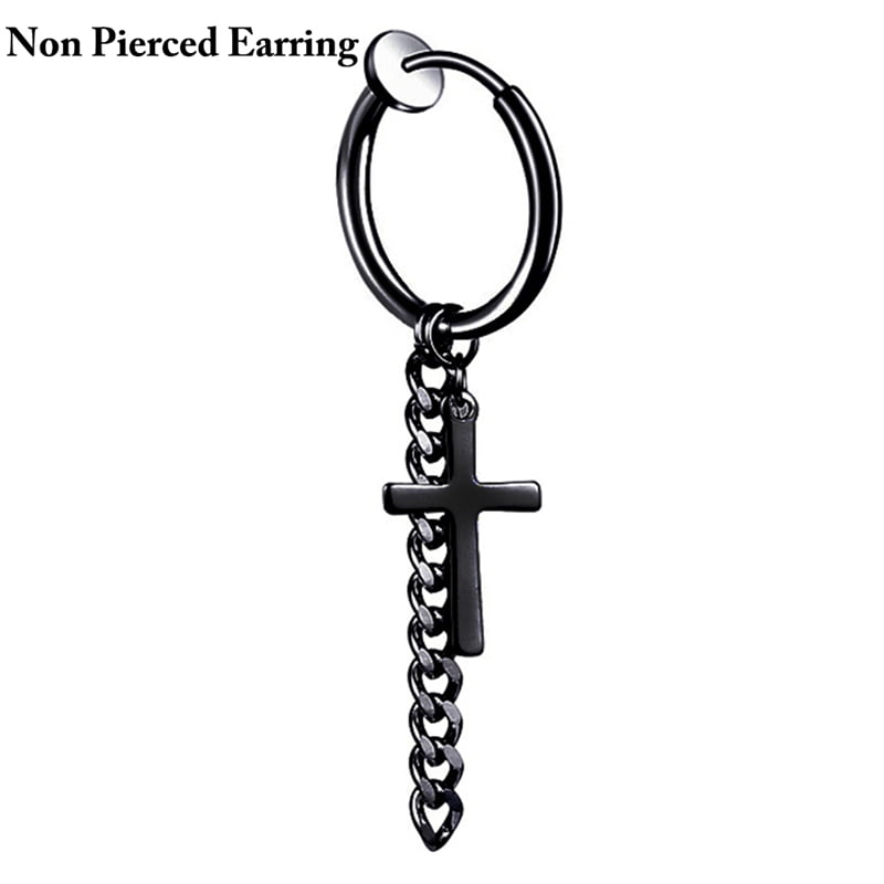Click here for Nobrand Cross Dangle Earring Unisex Fashion Non Pi... prices