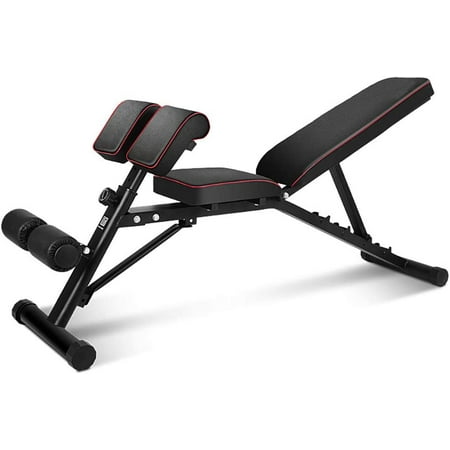 SogeHome Adjustable Dumbbells Workout Bench Foldable Decline Bench ...