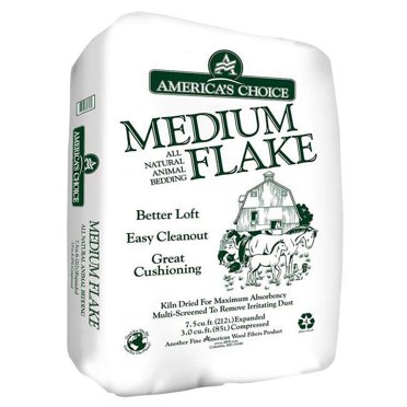 AMERICAN WOOD FIBERS 532.67P2LGEAC 8CUFT Large Flake Bedding - Walmart.com