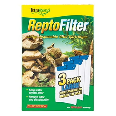 Tetra Tetrafauna ReptoFilter Filter Cartridges 3 Count (Medium ...