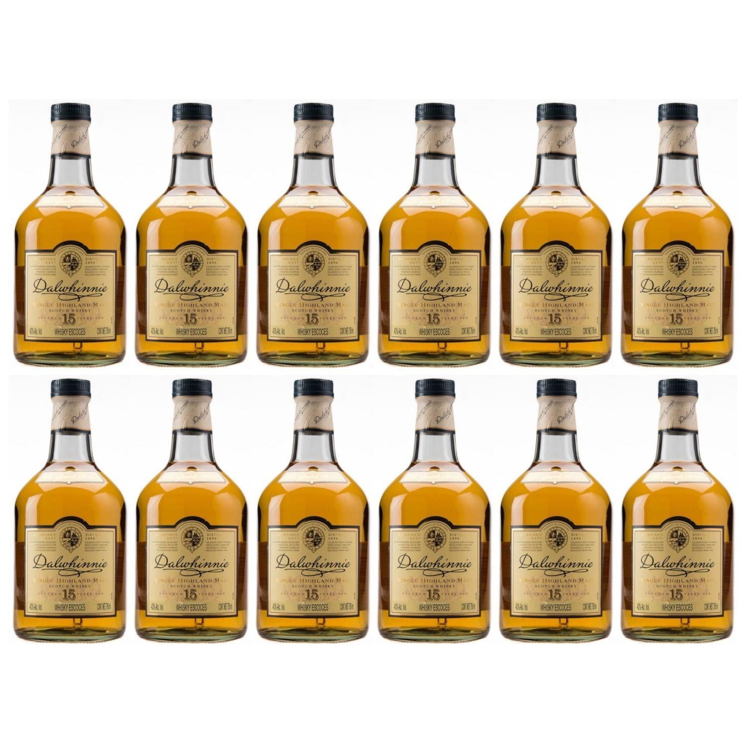 Pack de 12 Whisky Dalwhinnie 15 Años 750 ml | Walmart en línea