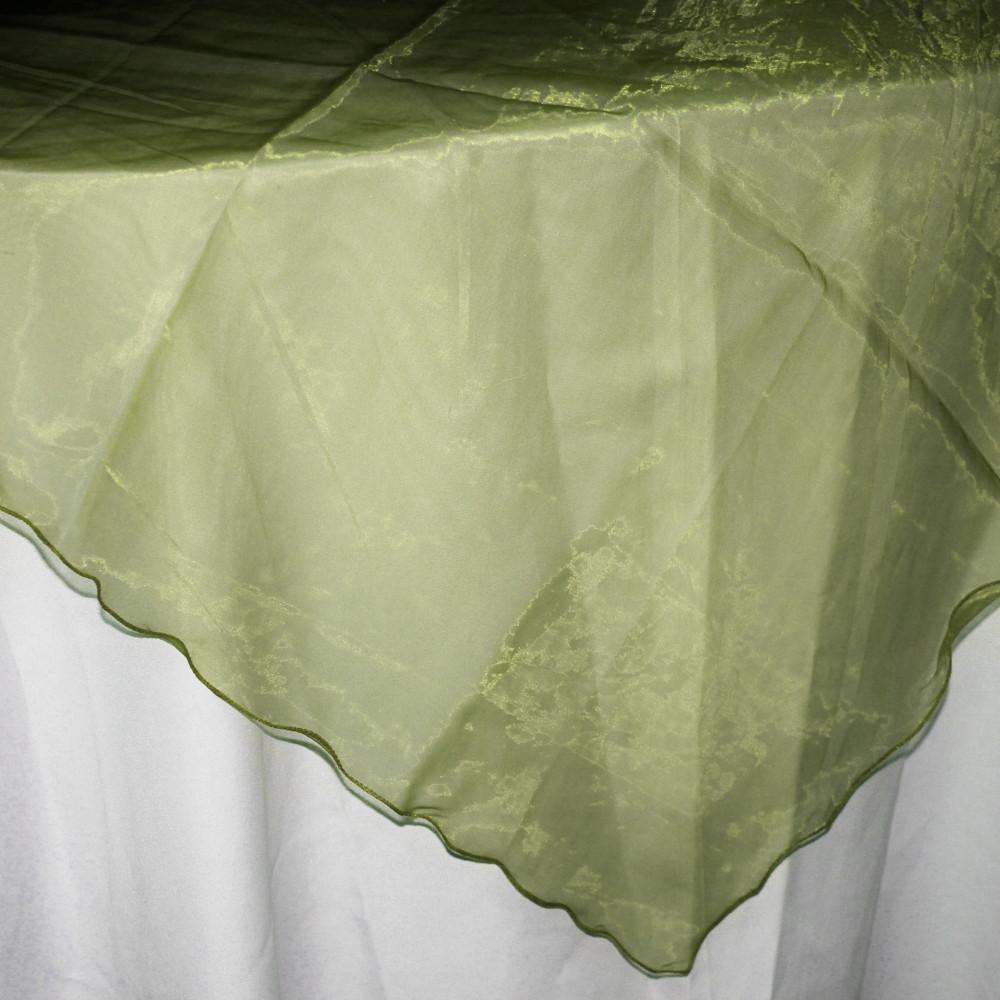 Organza Table Cover Overlay, 80-inch, Sage Green - Walmart.com