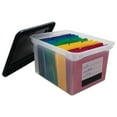 Innovative Storage Designs File Tote with Contents Label - Walmart.com