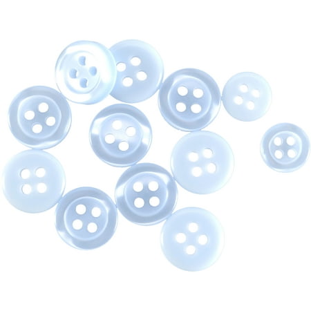 Shirt & Collar Buttons-Blue 11/Pkg - Walmart.ca