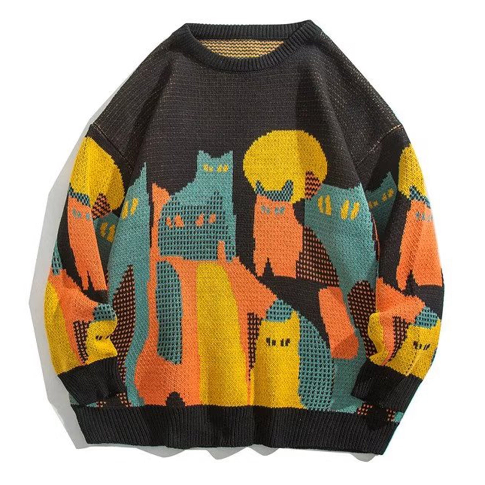 Click here for Egnmcr Sweaters For Men Couple Outfit Fashion Swee... prices