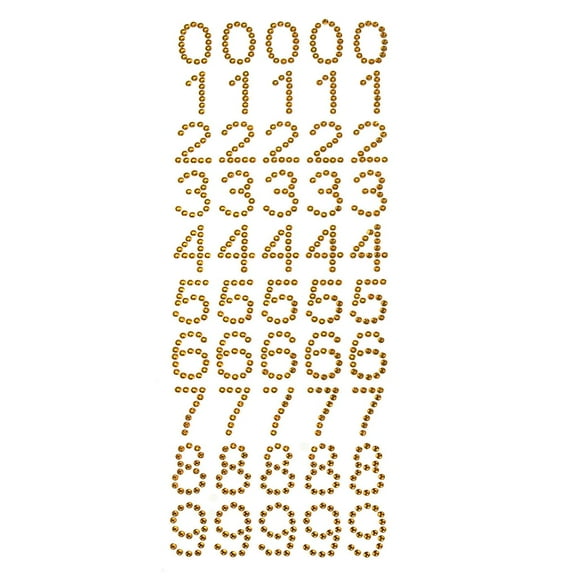 1 Inch Number Stickers