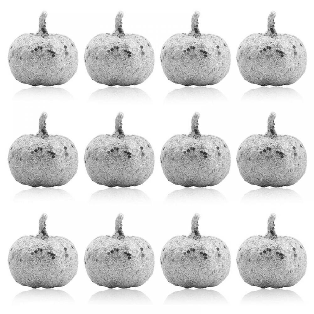 Amazingfashion 12Pcs Faux Pumpkins Halloween Fall Decoration Garden amazingfashion-12pcs-faux-pumpkins-halloween-fall-decoration-garden
