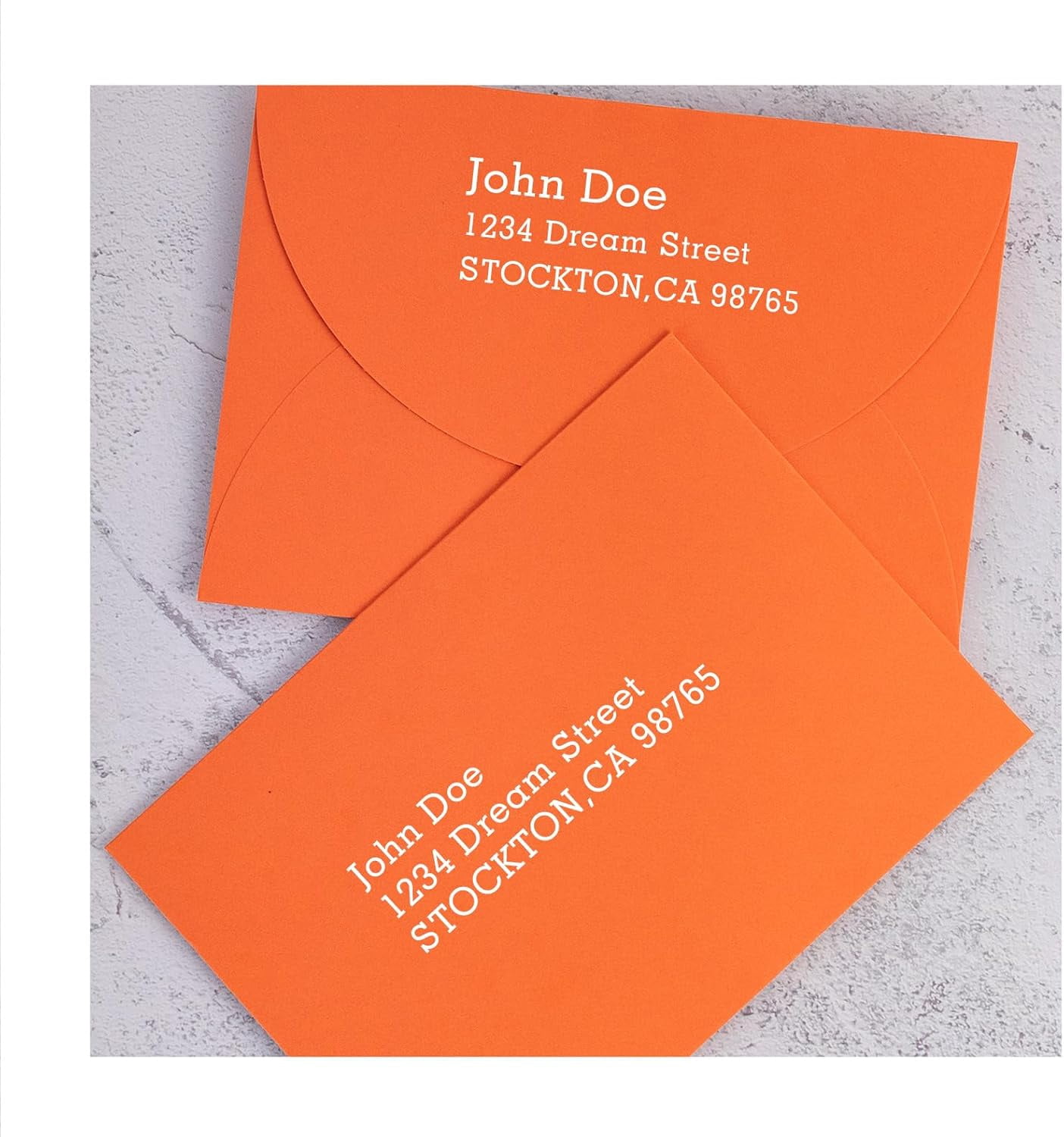 shiyou-5x7 Invitation Envelopes 50 Pack Envelopes for 5x7 Cards Orange ...