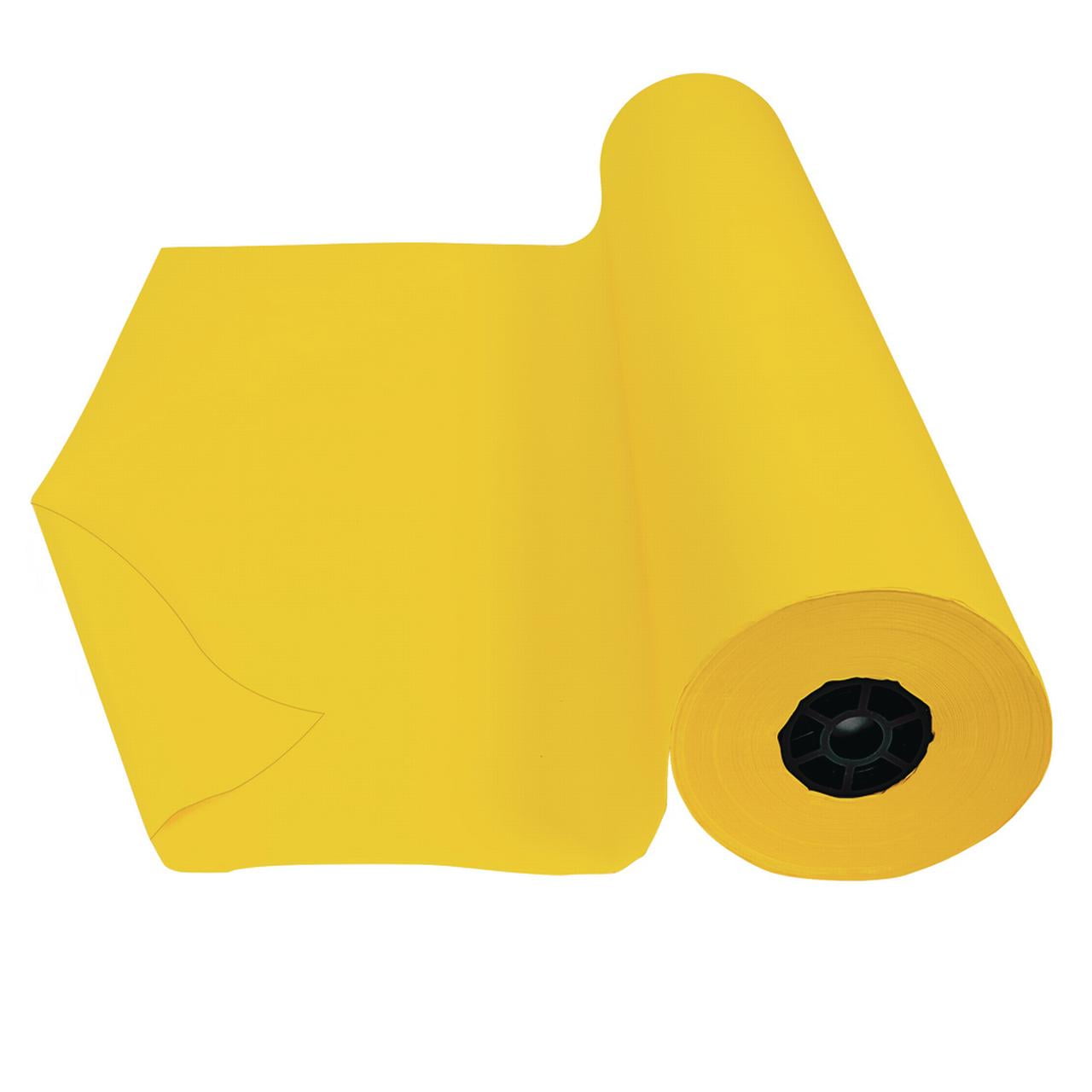 Colorations? Dual Surface Paper Roll - Yellow 36" x 1000' - Walmart.com