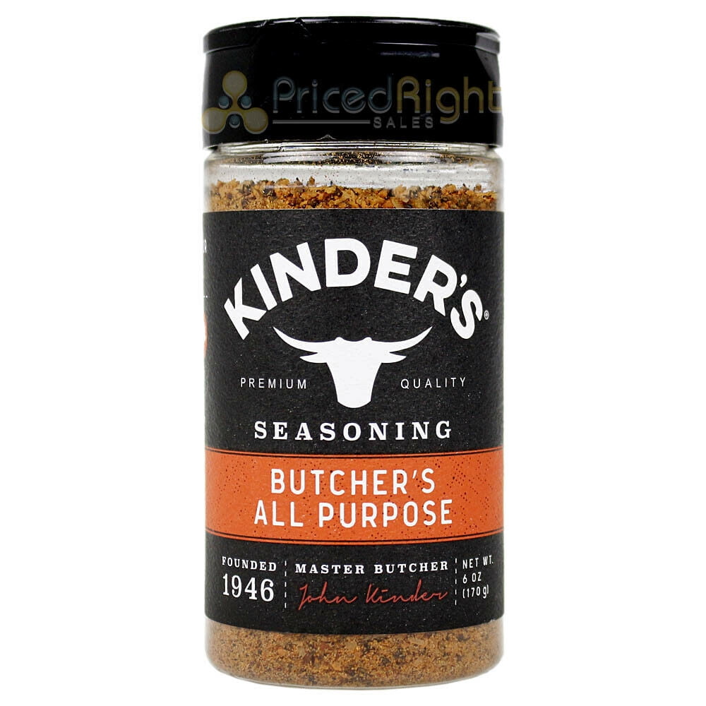 Kinder's Butchers All Purpose Seasoning Beef Pork Poultry Vegetables 6 ...