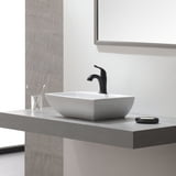 KRAUS Arcus Single Hole Single-Handle Bathroom Faucet in Oil Rubbed ...