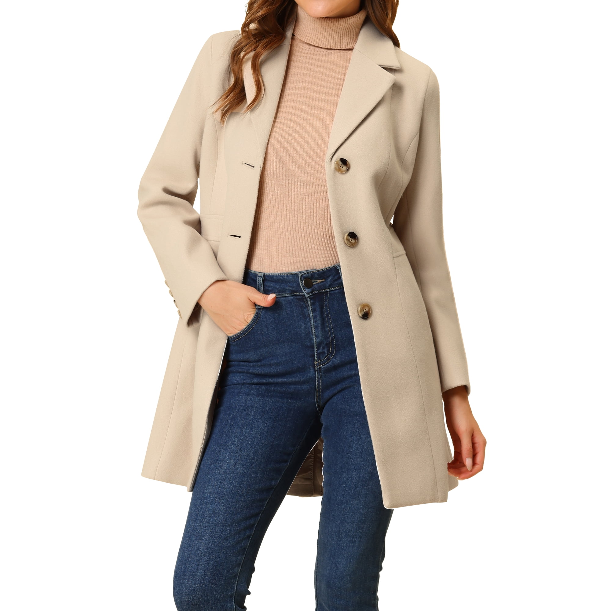 Click here for Inspire Chic Womens Single Breasted Notched Lapel... prices