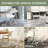 JINSEED 4 Pack Plastic Folding Chair, Lightweight Portable Party ...