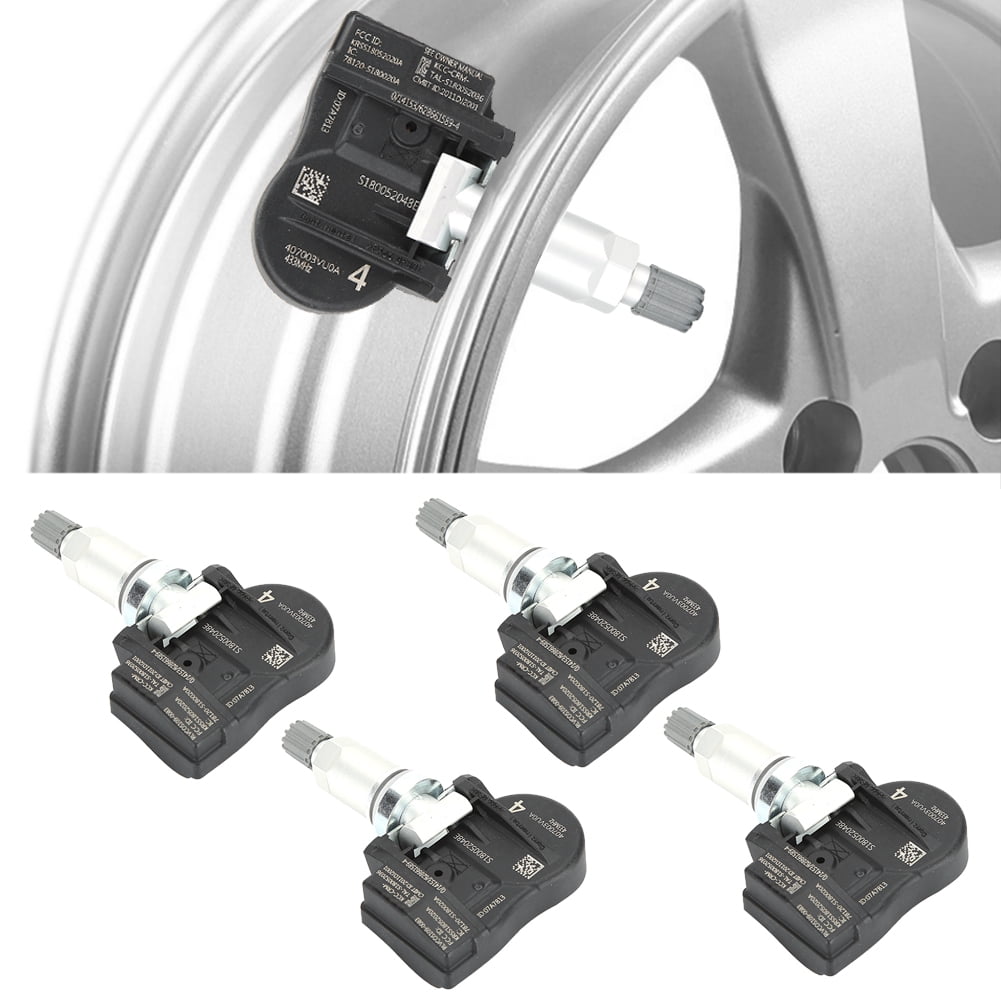 Sensor de presión de neumáticos, 4 piezas Monitoreo de presión de ...