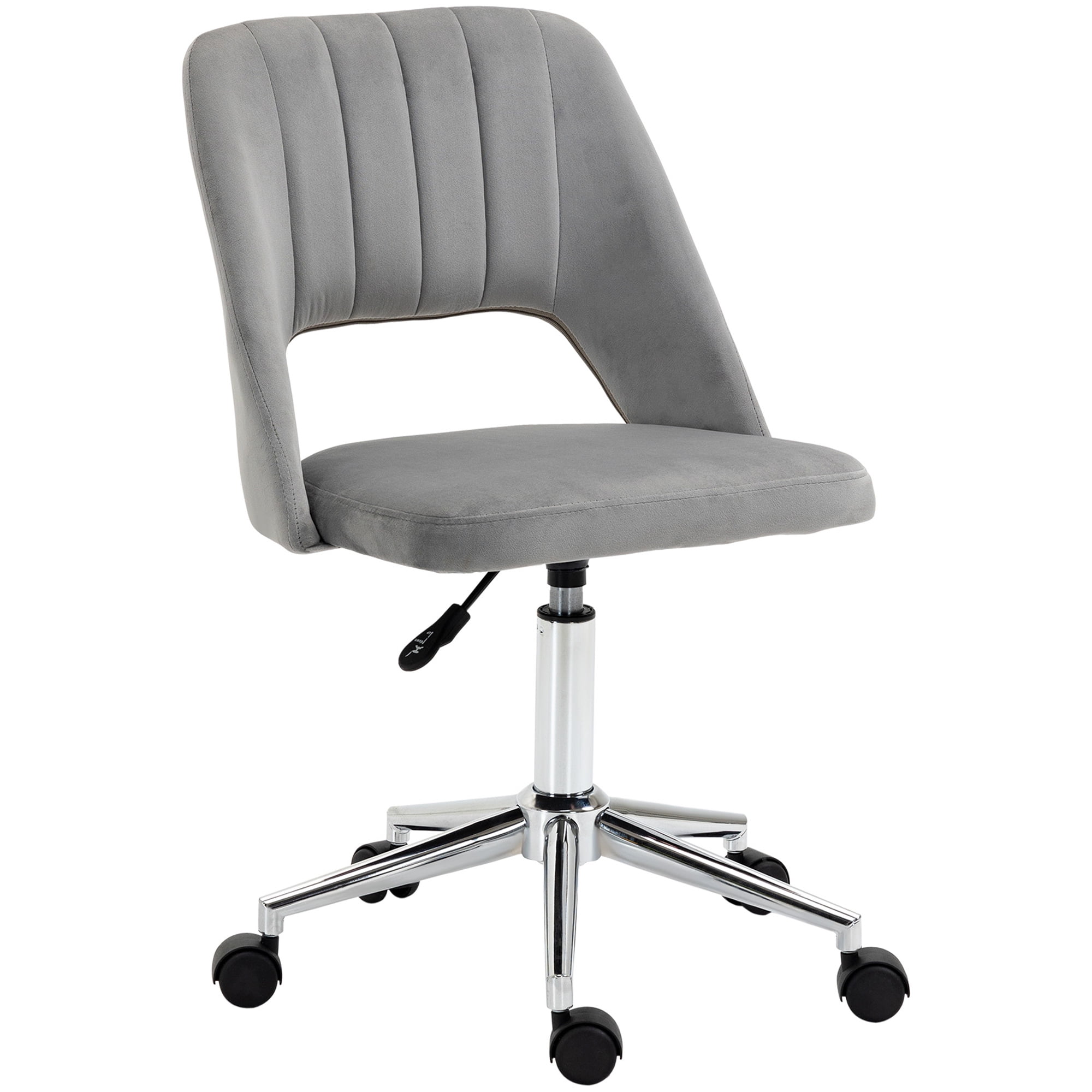 Click here for Vinsetto Armless Office Chair Swivel Computer Desk... prices