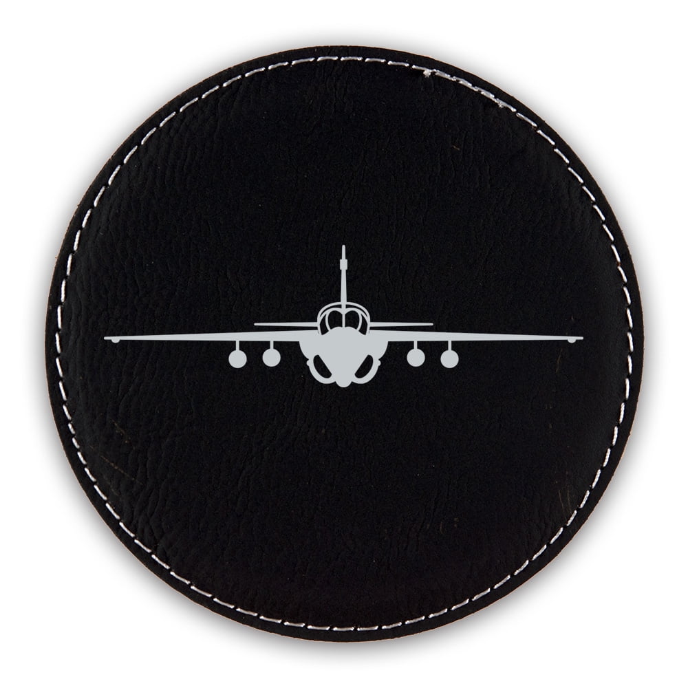 A-6 Intruder Coaster Laser Engraved Leatherette - Round Coasters - Many ...