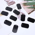 100Pcs Anodized Aluminum Blank Tags Blank Dog Tags for Engraving ...