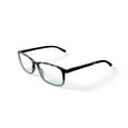 Bio Eyes Men's Arwen Rectangular Prescription Eyeglasses with Case ...