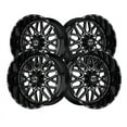 24x12 TIS 548BM Gloss Black Milled Wheel 5x5/5x5.5 (-44mm) - Walmart.com