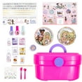 Barbie Pink Cosmetic Case, 11 in. x 7 in. x 5.75 in. - Walmart.com