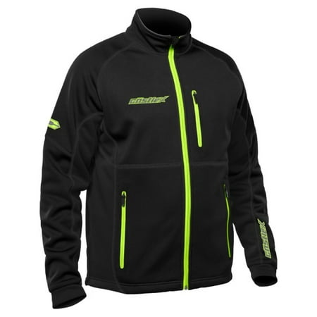 Castle X Racewear Fusion Mens Mid-Layer Snow Jacket Black/Hi-Vis ...