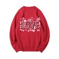 Dasayo Valentine's Day Women's Sweatshirt Red Cute Light Weight Shirts ...