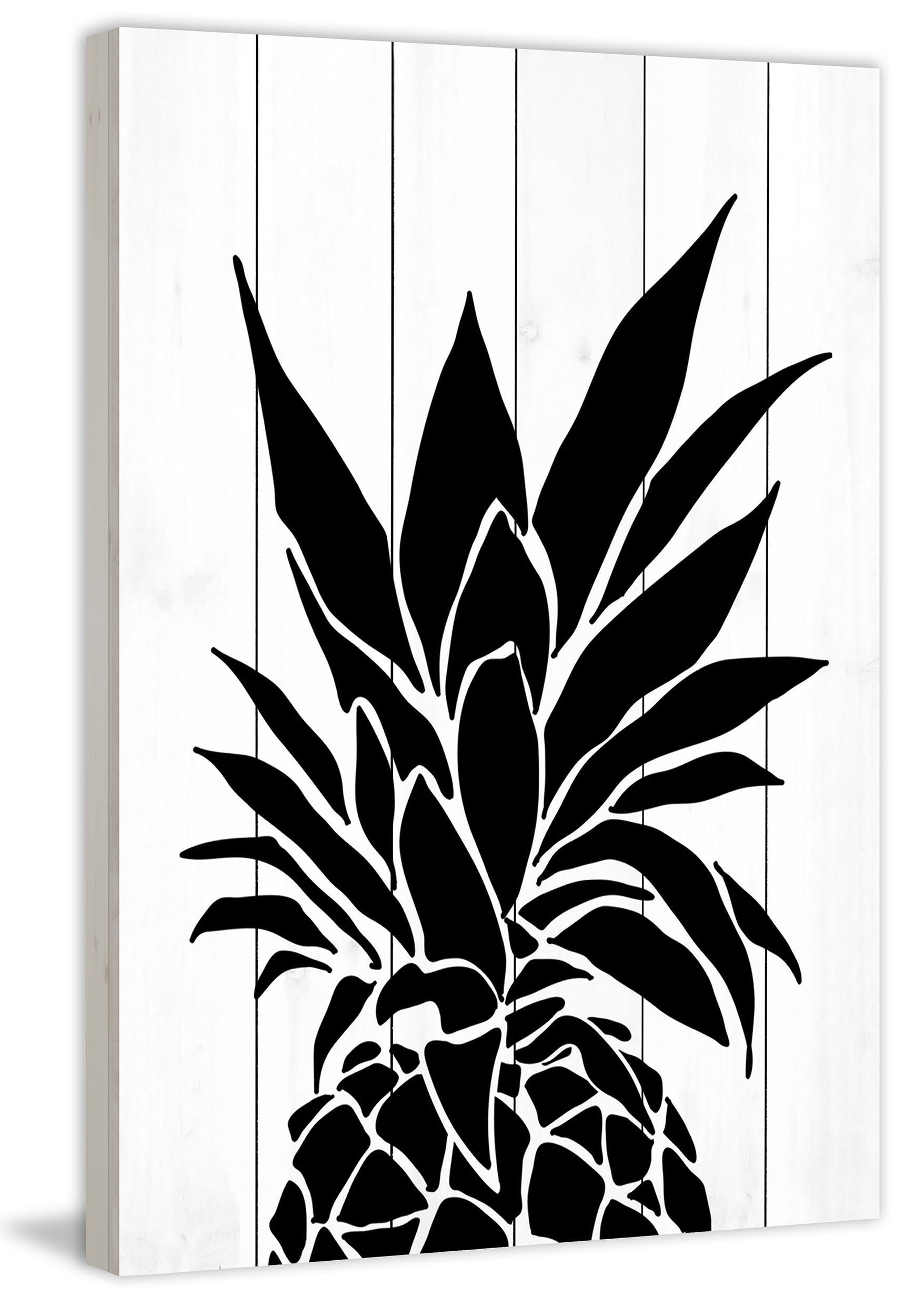 Pineapple Art Black And White