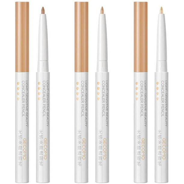 3 Colors Concealer Pencil Highlight Concealer Pen Face Concealer Stick ...