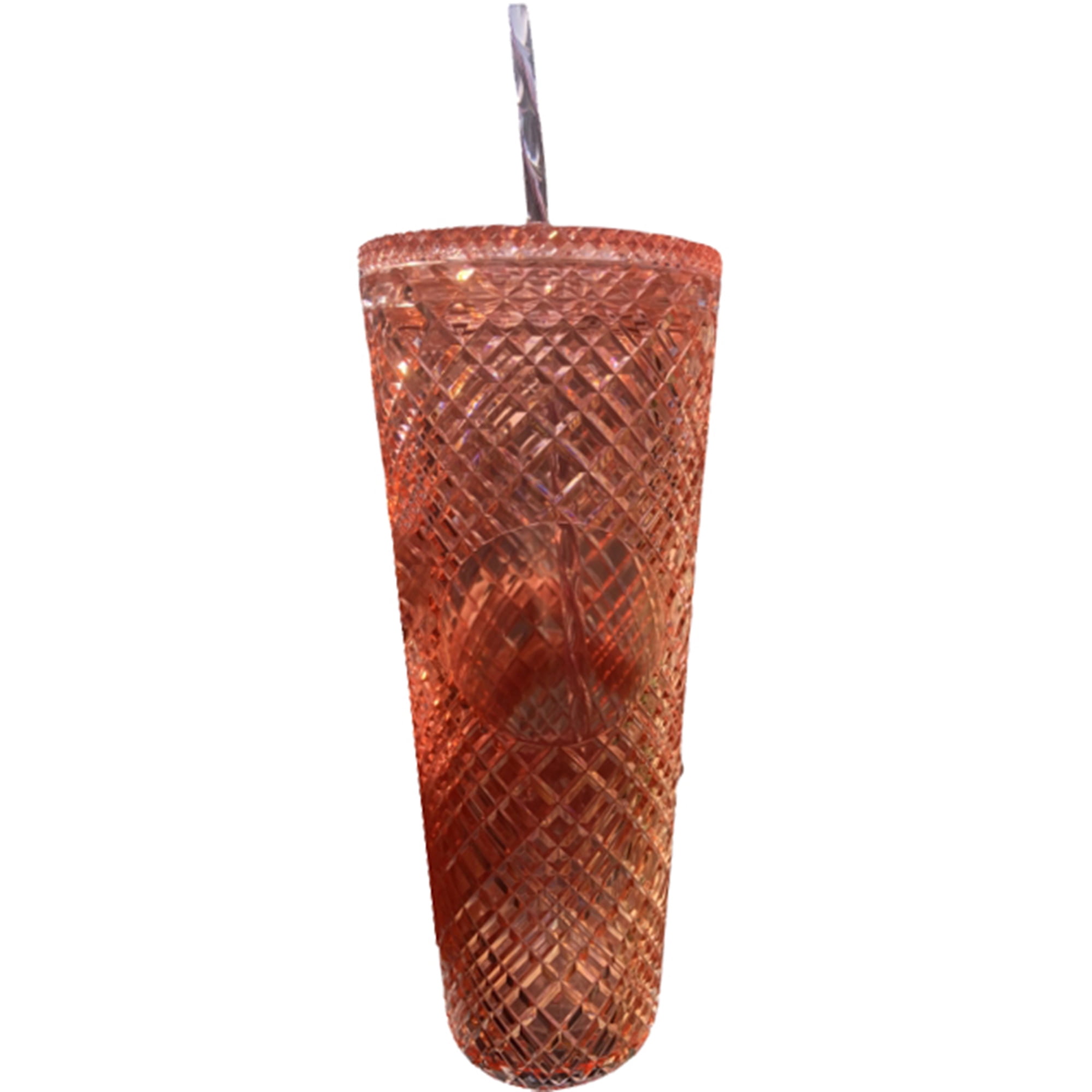 LSFYSZD Water Tumbler, 24 Oz Glitter/Normal Rhombus Pattern BPA Free ...