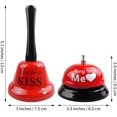 2 Pieces Call Bell Hand Service Bar Counter Top Ring Reception Wedding ...