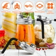 Wekvgz Mason Jar Flip Spouts Lids Stainless Steel Spouts Lid with ...