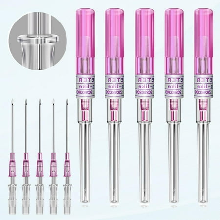 Catheter Needles - 5 Piece Catheter Puncture Needles 20G IV Catheter ...