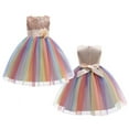 Esho 3-10Y Little Girls Formal Dresses Flower Girls Sequin Tulle ...